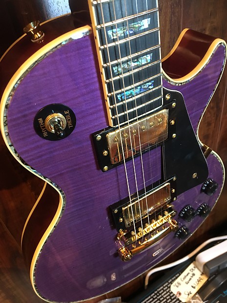 Wolf WLP 750T 2018 Trans Purple Electric Guitar with SKB Case | Reverb