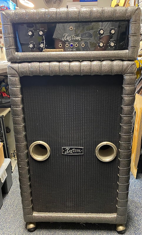 1970s Kustom K200-A1 Amp and Cabinet/Works great for bass or | Reverb