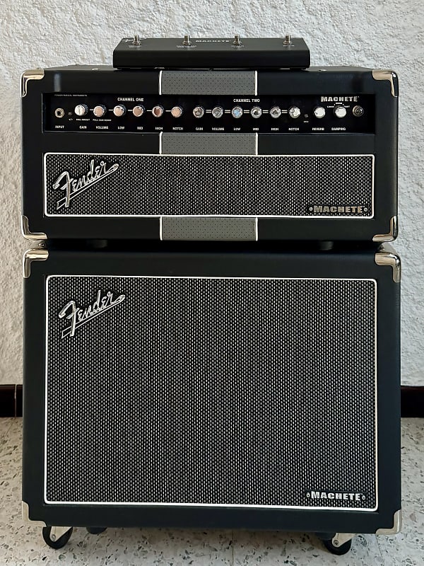 2012 Fender Machete Stack Head and Cab 1x12 50w complete | Reverb