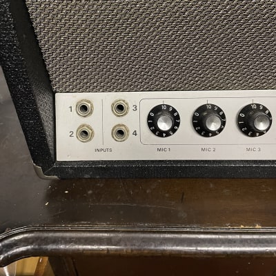 Sunn Coliseum PA 1968 - Black | Reverb