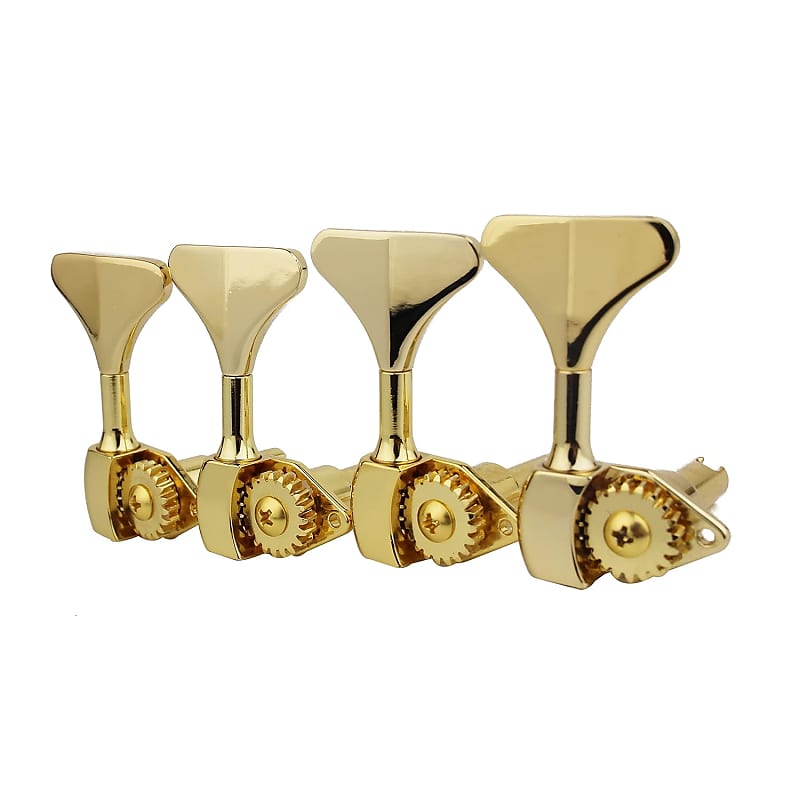 Bass Machine Head (4 For Right) - 1:20 Ratio Open Gear Tuners | Reverb