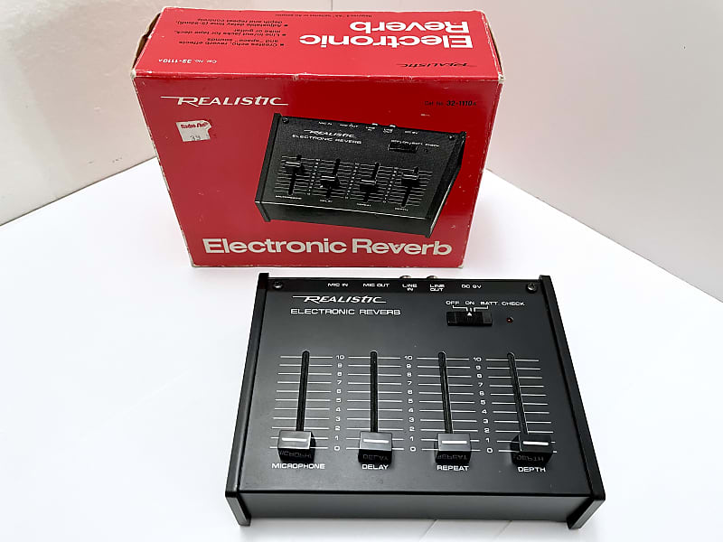 Realistic Electronic Reverb 32-1110 - Super Clean | Reverb