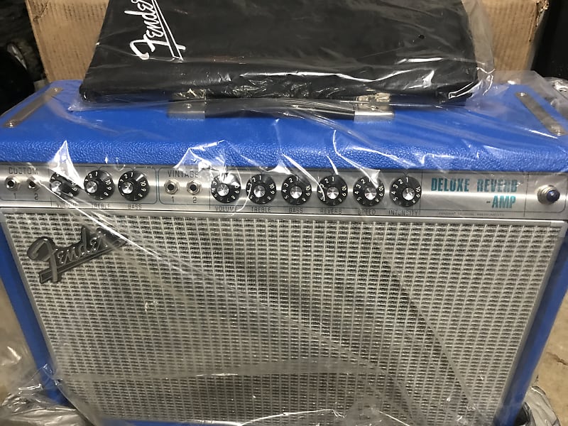 Fender '68 Custom Deluxe Reverb Limited Edition Electric Blue | Reverb