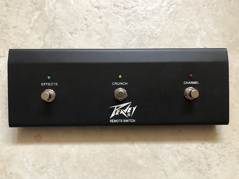 Peavey Remote Switch Effects Crunch Channel w/ Leds - Black | Reverb