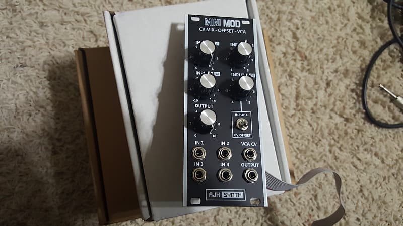 AJH Synth MiniMod CV Mixer + Offset + VCA | Reverb