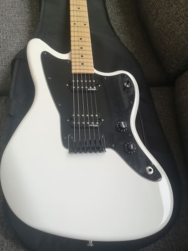 Squier Jazzmaster Partscaster HH White | Reverb