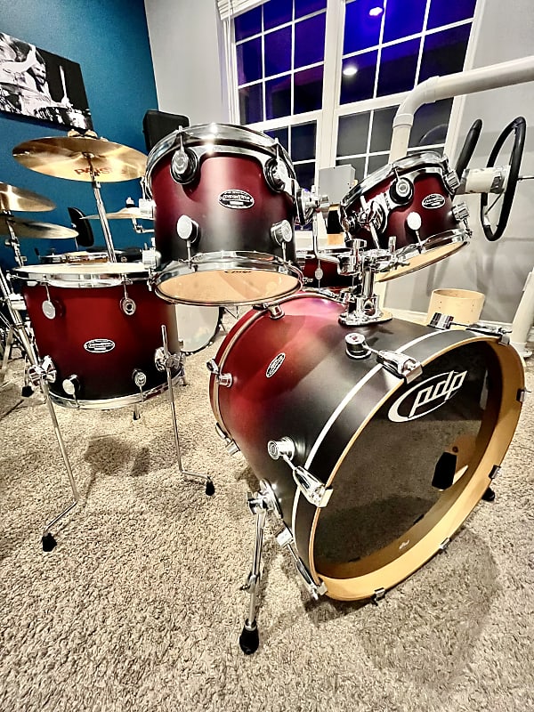PDP FS Series 2000’s - Satin Red Fade | Reverb