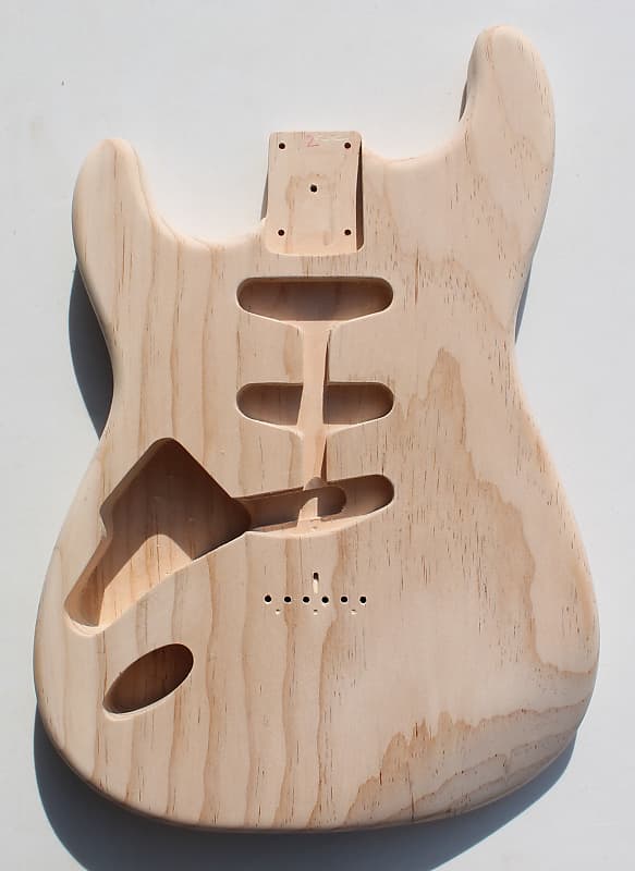 AMERICAN MADE STRAT STYLE BODY H.TAIL - LEFT HANDED - SUGAR | Reverb