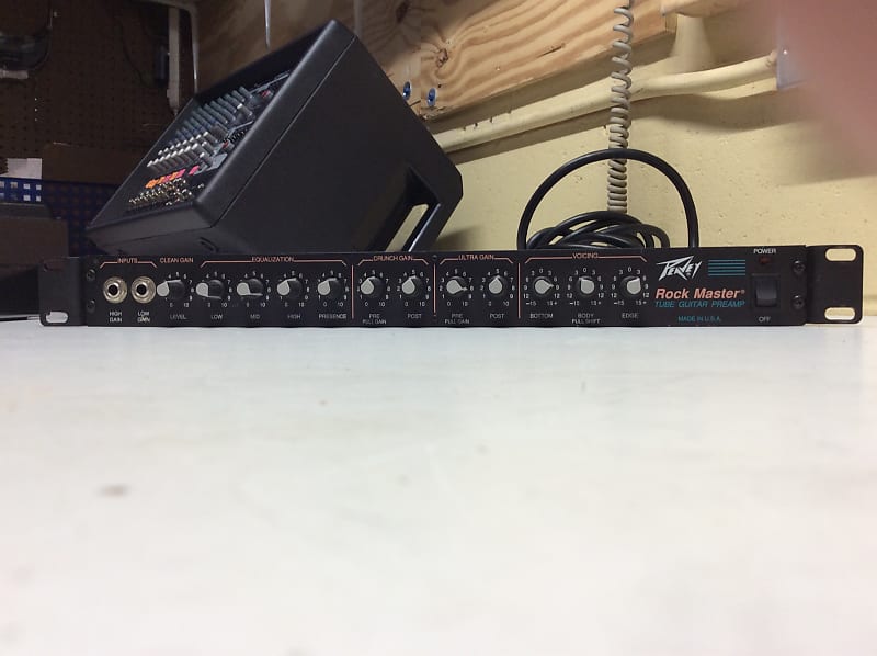 Peavey Rock Master Tube Guitar Preamp Rack Mount | Reverb