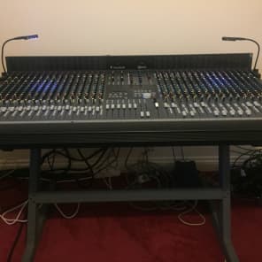 Soundcraft Ghost 32 channel mixing console. Top of the | Reverb