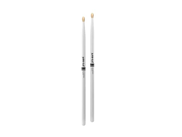 Promark 5B White Drum Sticks | Reverb