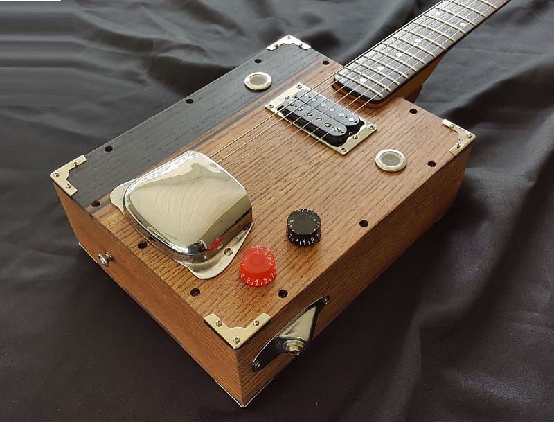 Custom Cigar Box Guitar Electric 6 String | Reverb