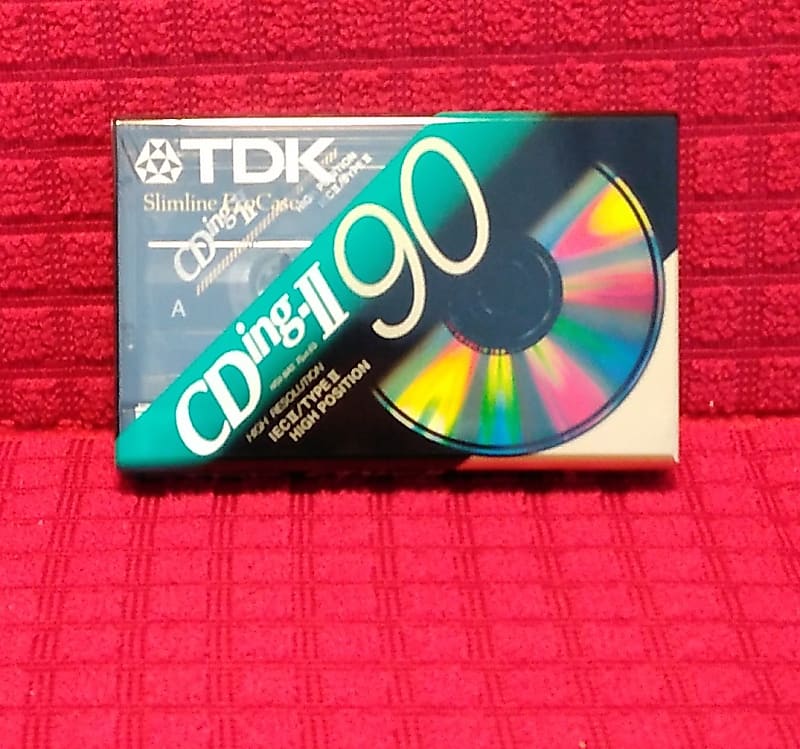 TDK CD Power 90 Minute High Bias Cassette Tape (New/Sealed) | Reverb