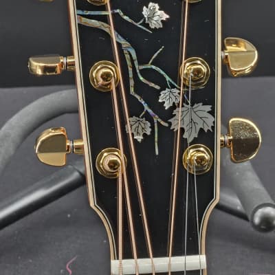 Eastman AC622CE Acoustic Electric Guitar With Maple Leaf | Reverb