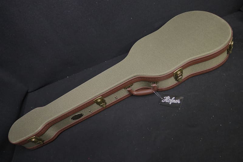 Hofner Vintage Look Tweed Hard Shell Case Fits Violin Beatle | Reverb