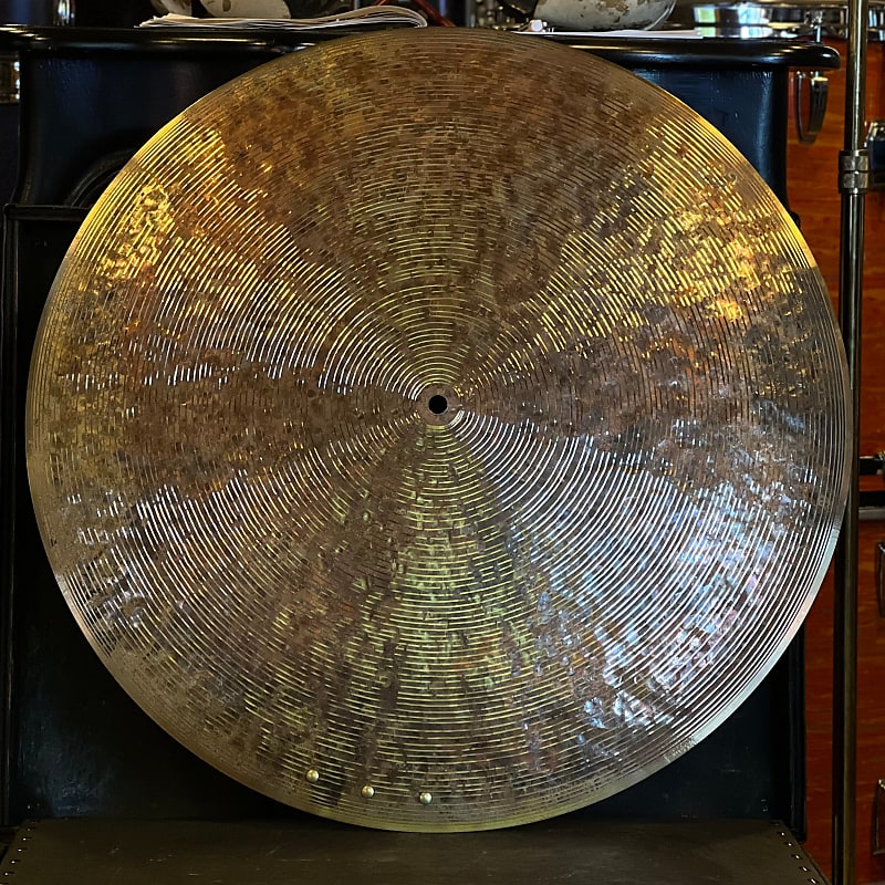 NEW Byrne 22" Quarter Turk Flat Ride Cymbal w/ Three Brass | Reverb