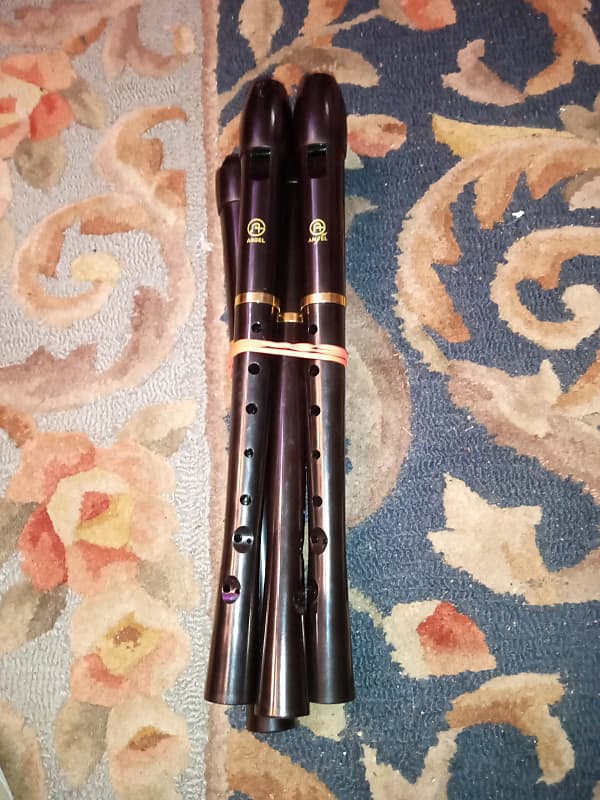 Angel Student Recorder 4 Piece Set - Black | Reverb