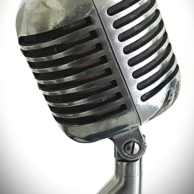 Vintage 1940's "Fatboy" SHURE 55C Dynamic Microphone, | Reverb