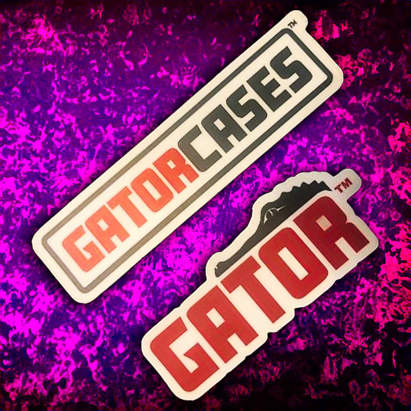 GATOR CASES STICKERS (2 PACK) INSANELY RARE LIMITED EDITION | Reverb