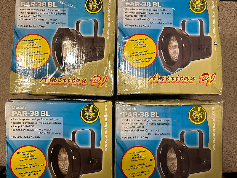 4 x ADJ Par-38bl | Reverb