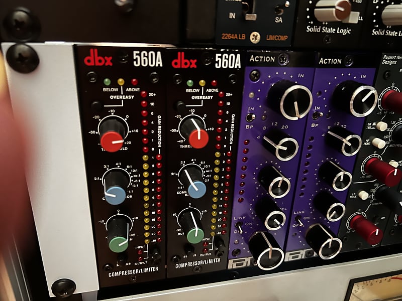 2x dbx 560A 500 Series Compressor / Limiter Module | Reverb