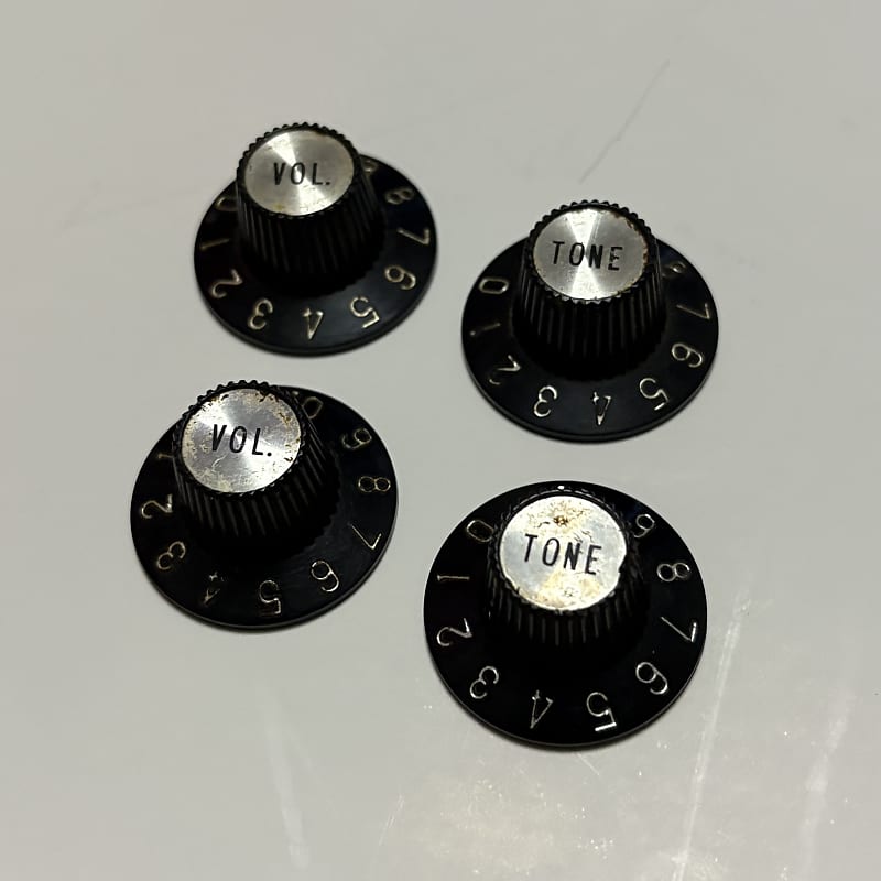 Unbranded Gibson style Witch Hat Top Hat Knobs 60s 70s | Reverb