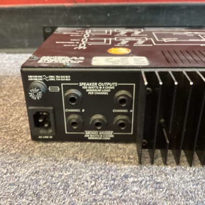 Crate SPA-200 Rack Mounted Power Amplifier | Reverb