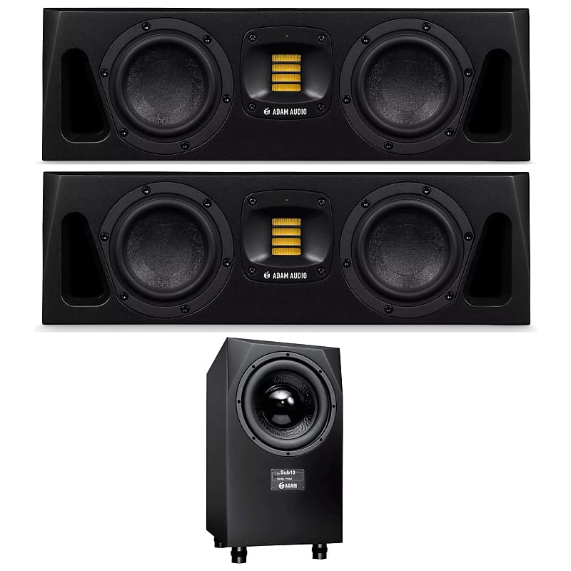 Adam A44H Dual-4-Inch Active Studio Monitor Speaker Pair w/ | Reverb