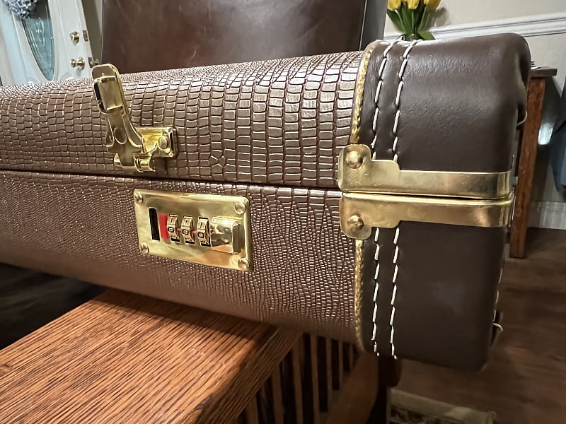 G&G USA Hard Shell Electric Guitar Case - Brown Tolex, Plush | Reverb