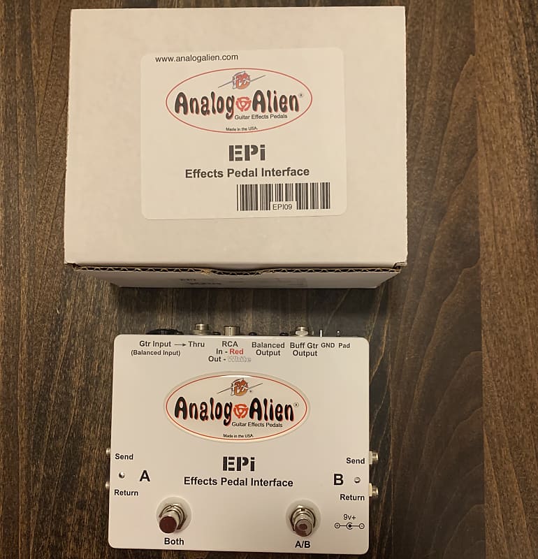Analog Alien Effects Pedal Interface EPI - White | Reverb