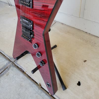 Dean USA ML 2005 - Red Flame Top | Reverb