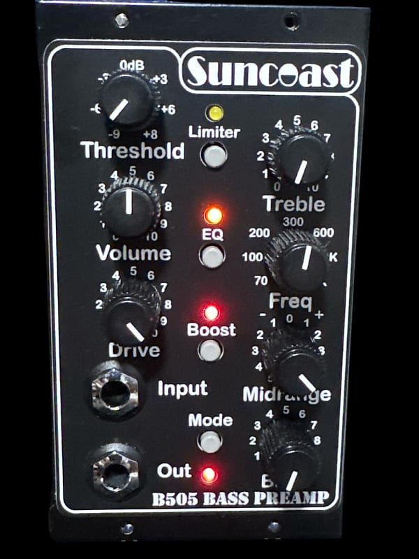 Suncoast B505 (Rack Mount) Bass Preamp / EQ / Limiter / | Reverb UK