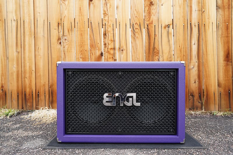 Engl Custom Shop E212VHB Purple Bronco Tolex 2x12” Cabinet | Reverb