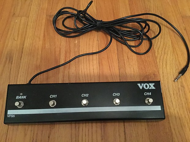 Vox VFS5 footswitch for VT and VT+ series amps | Reverb