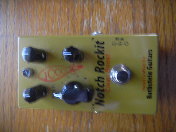 Rothstein Guitars Notch Rocket Clean Boost Pedal 2012 Gold | Reverb