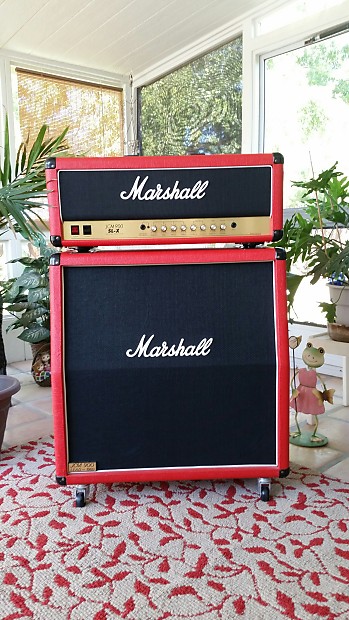 Marshall JCM 900 SLX Hi Gain AMP 1994 Red Flame | Reverb