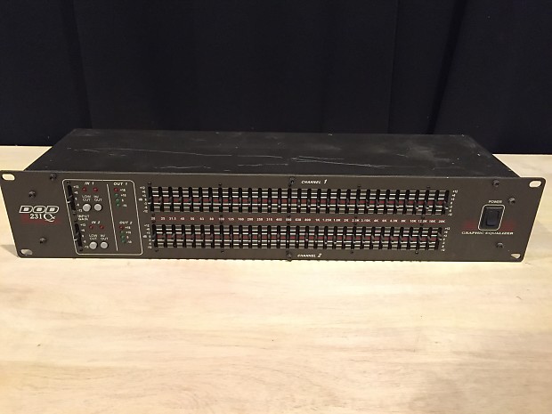 DOD SR231 Qx Graphic Equalizer | FREE Shipping! | Rack Mount | Reverb