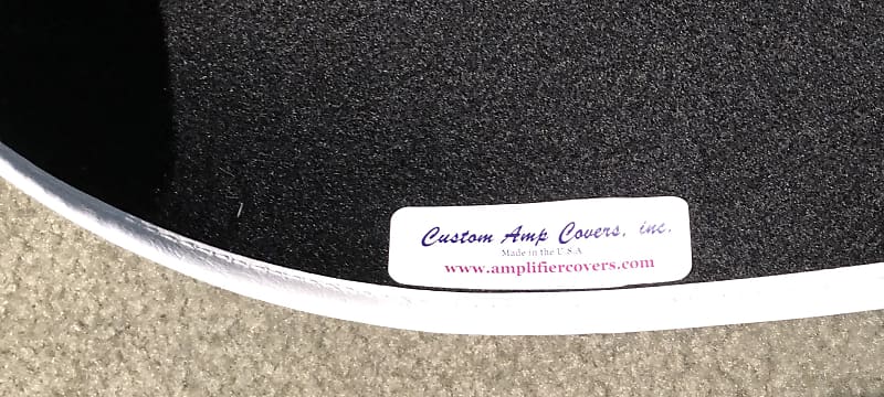 Vox V125 Repo Cover 2021 - Black With White Piping and Trim | Reverb