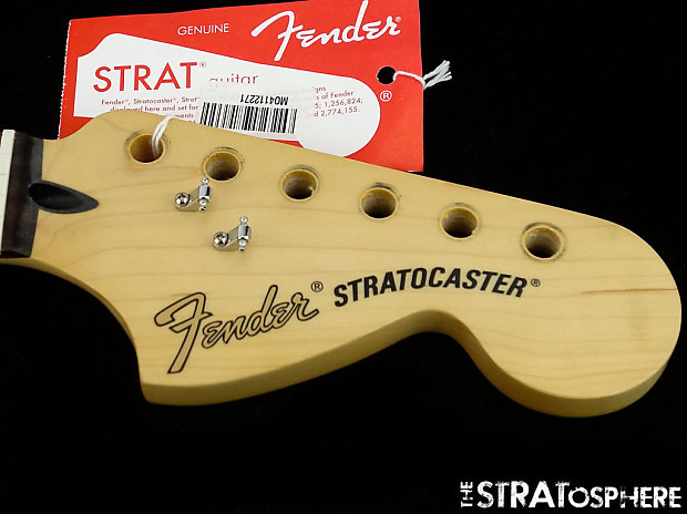 Fender Deluxe Series Stratocaster NECK Strat 12" Radius | Reverb