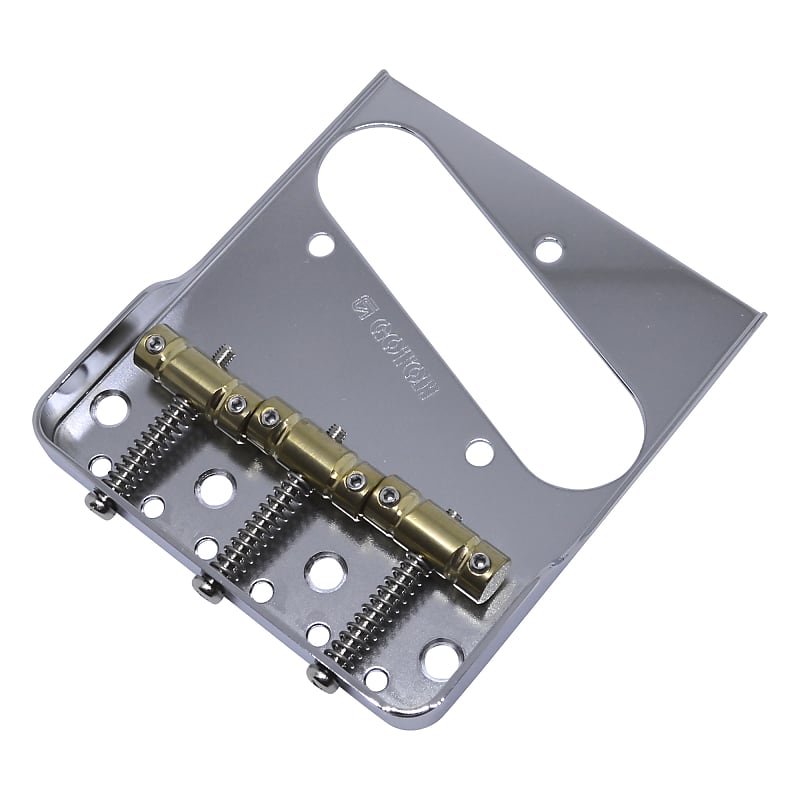 Gotoh Telecaster Compatible Cutaway Bridge Compensated Brass | Reverb