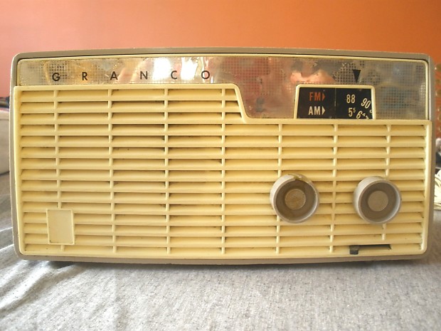 1959 Vintage Granco Am/Fm Tube Radio Works Great! | Reverb