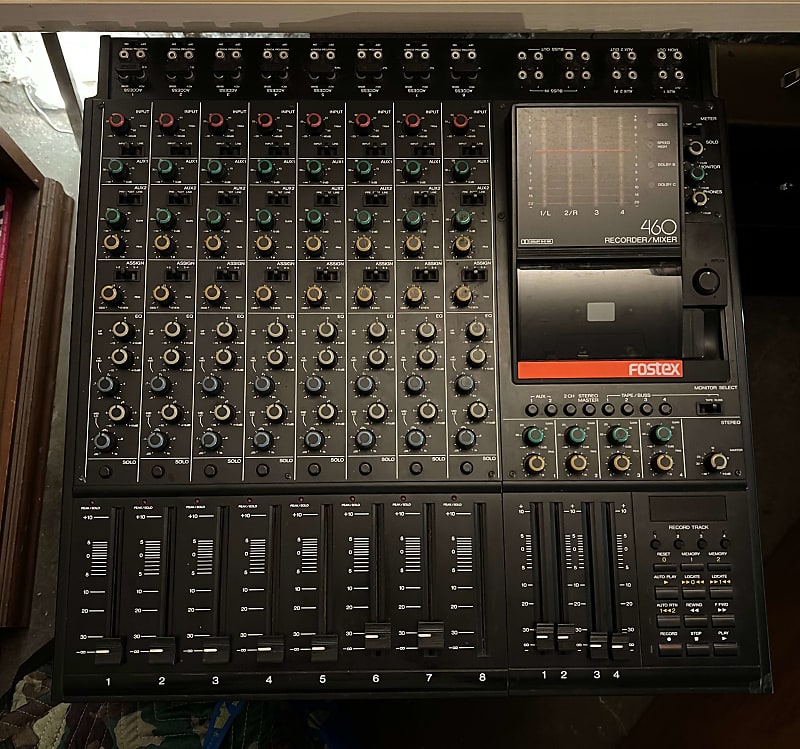 FOSTEX 460 4 Track Cassette Tape Recorder Machine | Reverb