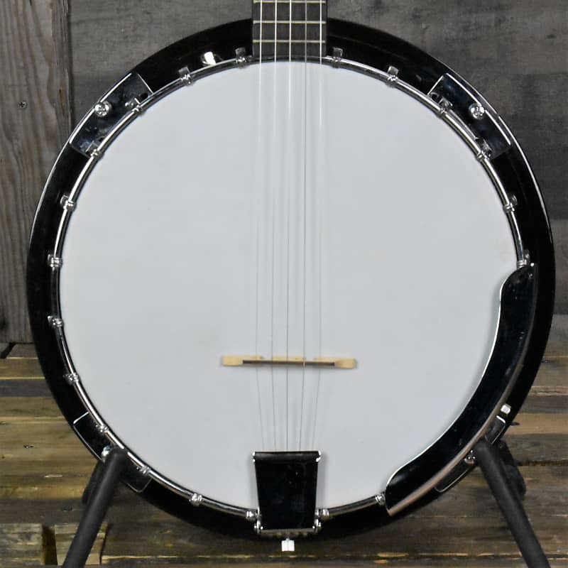 Pre-Owned Johnson JB-100 Banjo - Left Handed with Soft Shell | Reverb