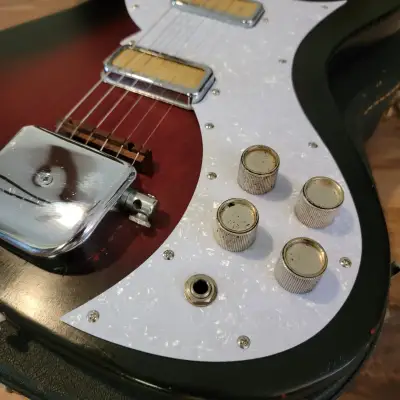 1965 Silvertone Kay 1412 Solid Body Electric Guitar Original | Reverb