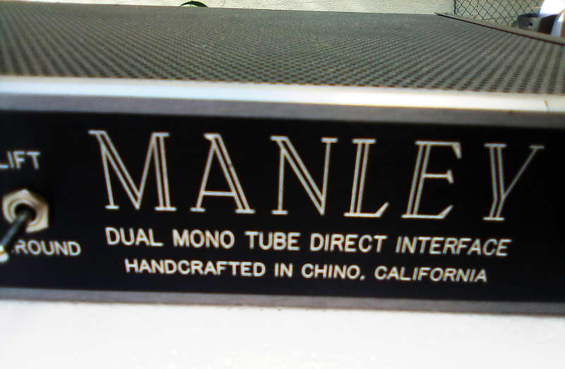 MANLEY DUAL MONO TUBE DIRECT INTERFACE 1996 - Black | Reverb