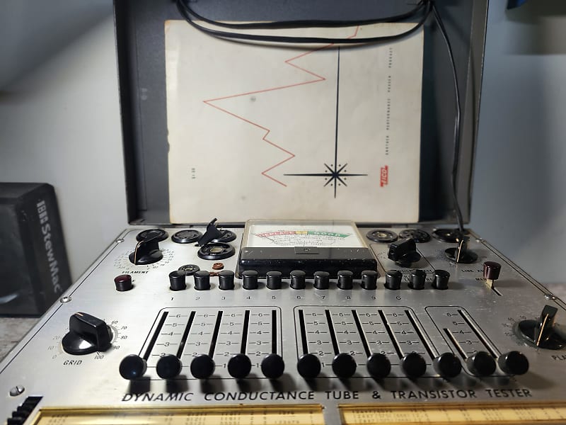EICO model 666 vacuum tube tester with a built-in transistor | Reverb