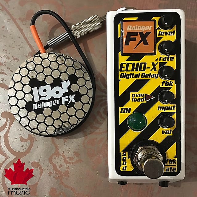 Rainger FX Echo-X Mini Digital Delay w/ Igor Pressure Pad | Reverb