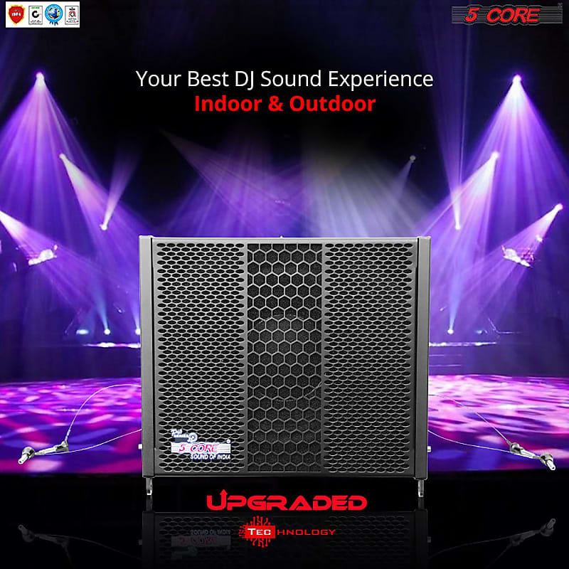 5Core Line Array Dual 12" Inch Compression Driver PA DJ | Reverb