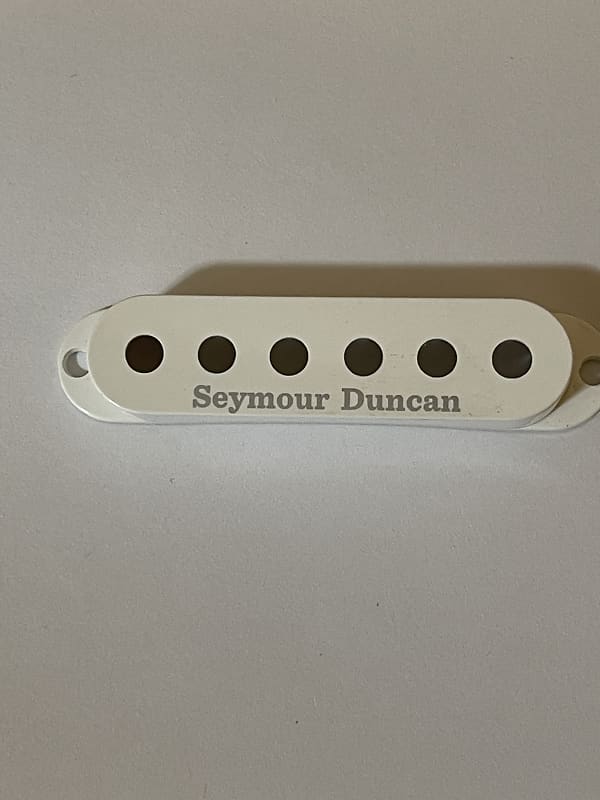 Seymour Duncan white pickup cover | Reverb