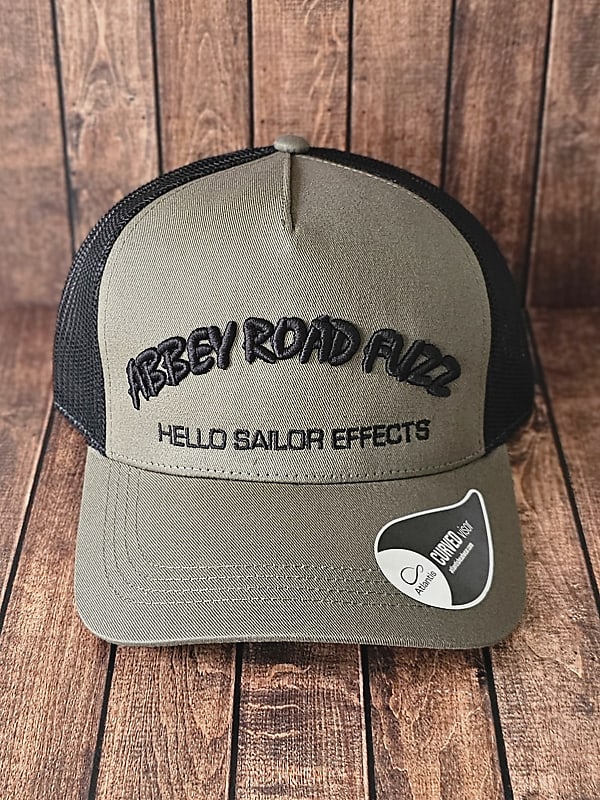 Hello Sailor Effects Abbey Road Fuzz Trucker Cap - Green / | Reverb UK